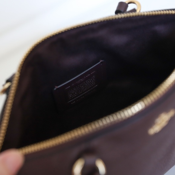 Coach | Bags | Coach F57563 Mini Kelsey In Pebble Leather Satchel ...